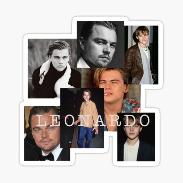 "Leonardo DiCaprio" Sticker for Sale by Liescarpentier | Redbubble