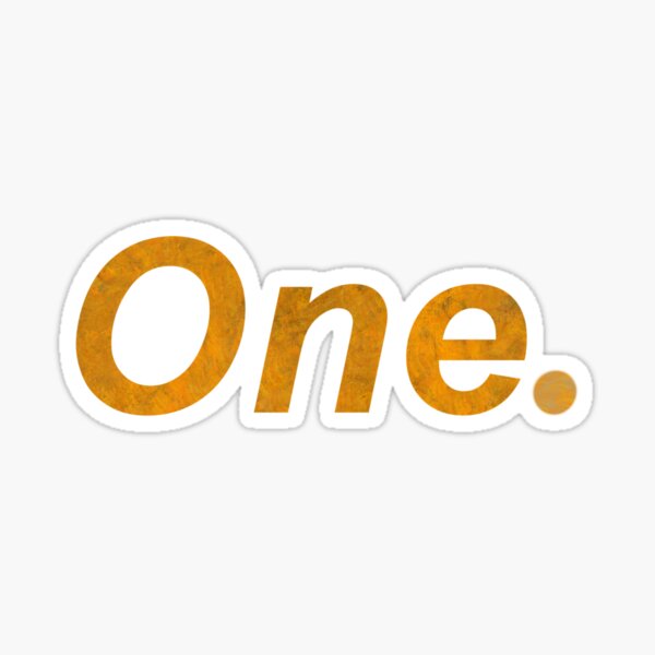 "One 1 year old age" Sticker by KRISTAHR | Redbubble