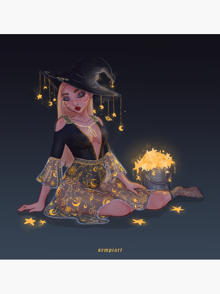 "stargirl" Sticker for Sale by sempiart | Redbubble