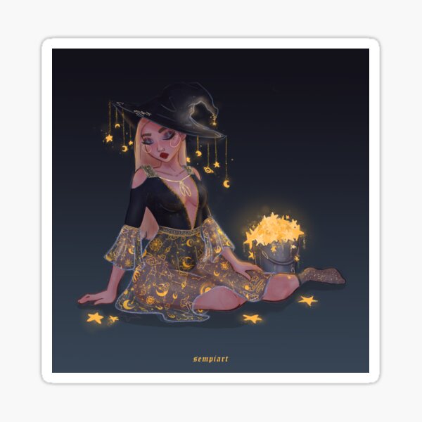 "stargirl" Sticker for Sale by sempiart | Redbubble