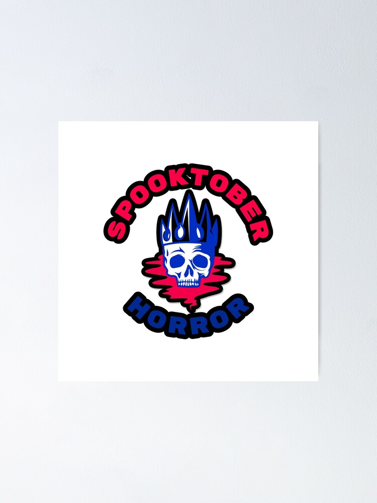 "Spooktober horror " Poster for Sale by Leafstuff | Redbubble