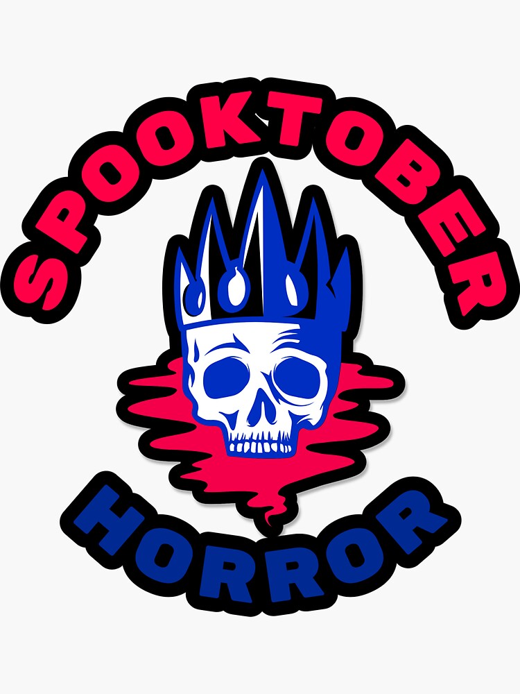 "Spooktober horror " Sticker by Leafstuff | Redbubble