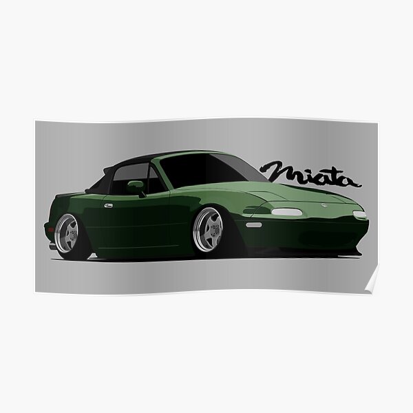 Mazda Miata Posters | Redbubble