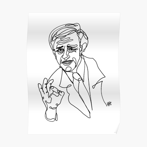 "Alan Partridge portrait AHA" Poster for Sale by hannaleetidd | Redbubble