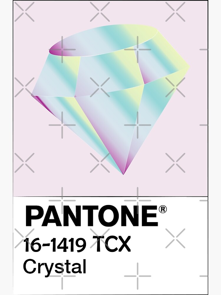"Crystal Pantone" Poster for Sale by InesTC | Redbubble