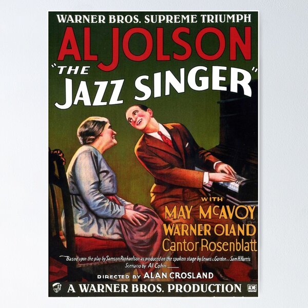 "The Jazz Singer" Poster for Sale by cutesy | Redbubble