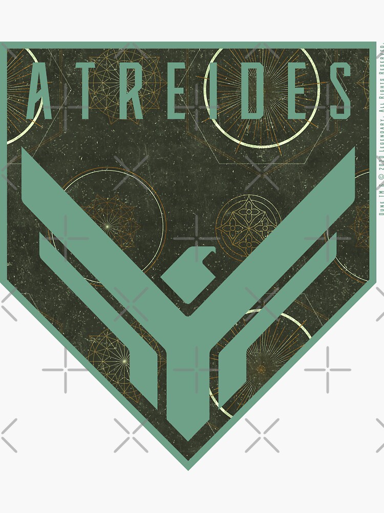 "Dune - House Atreides Badge (Light Pattern) -" Sticker for Sale by ...