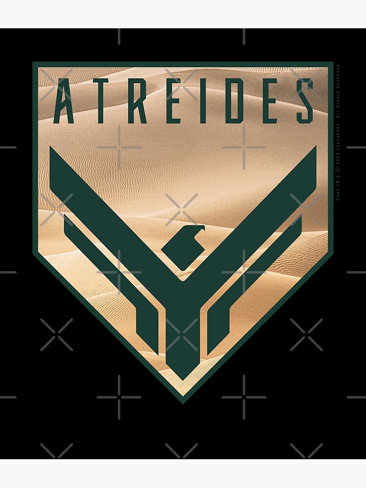 "Dune - House Atreides Badge (Dark Image) -" Poster by Printerially ...