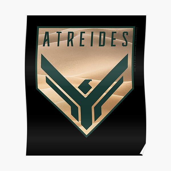 "Dune - House Atreides Badge (Dark Image) -" Poster by Printerially ...