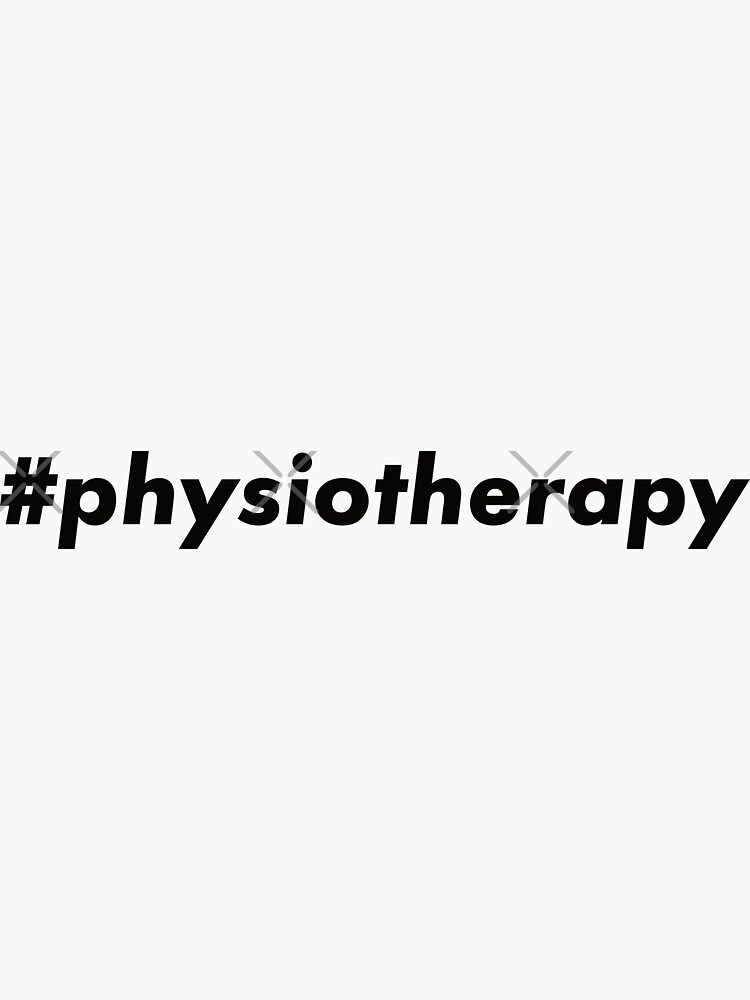 "#physiotherapy" Sticker for Sale by teesaurus | Redbubble