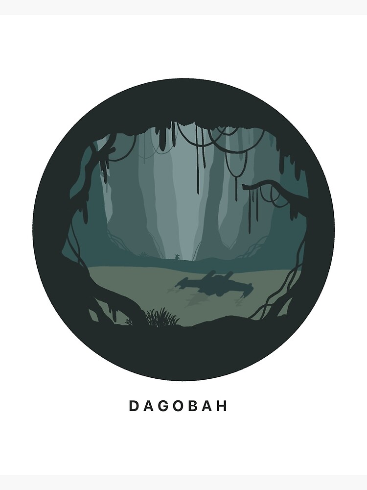 "Dagobah Swamp Planet Minimalist" Art Print for Sale by hmyerpost ...