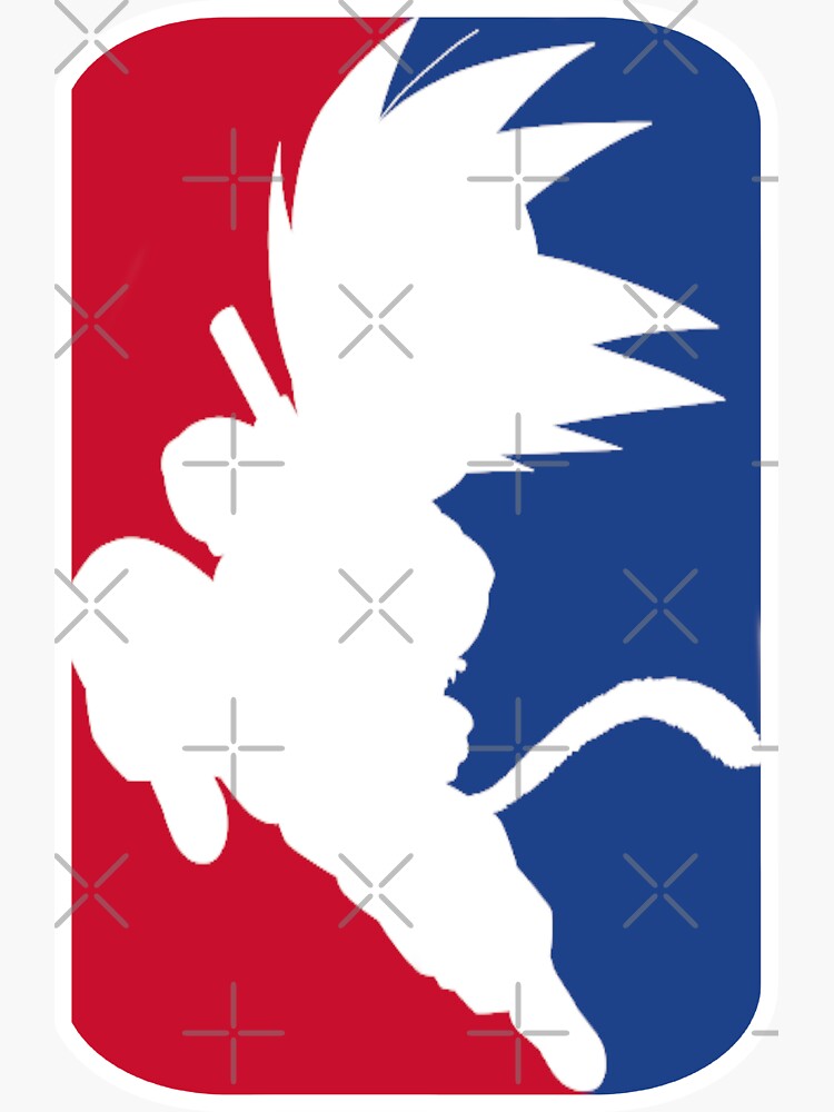 "Dragon Ball NBA" Sticker for Sale by mrlazypl | Redbubble