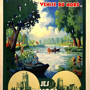 "Saint Omer retro poster" Poster by CorasPosters | Redbubble