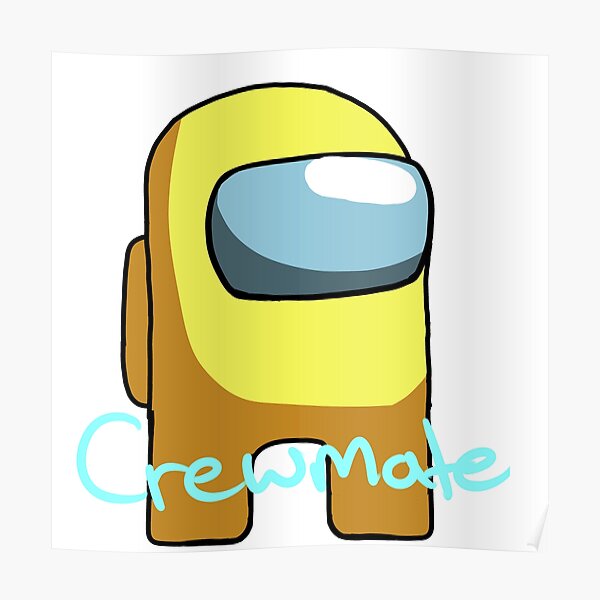 Yellow Crewmate Posters | Redbubble