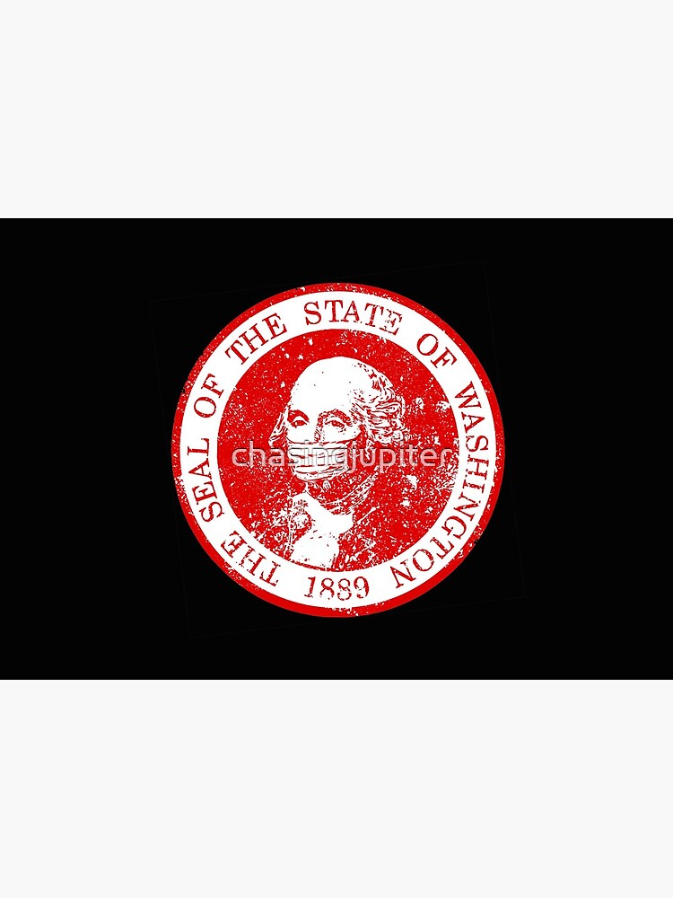 "Washington State Seal, Mask, Pandemic" Mask for Sale by chasingjupiter ...