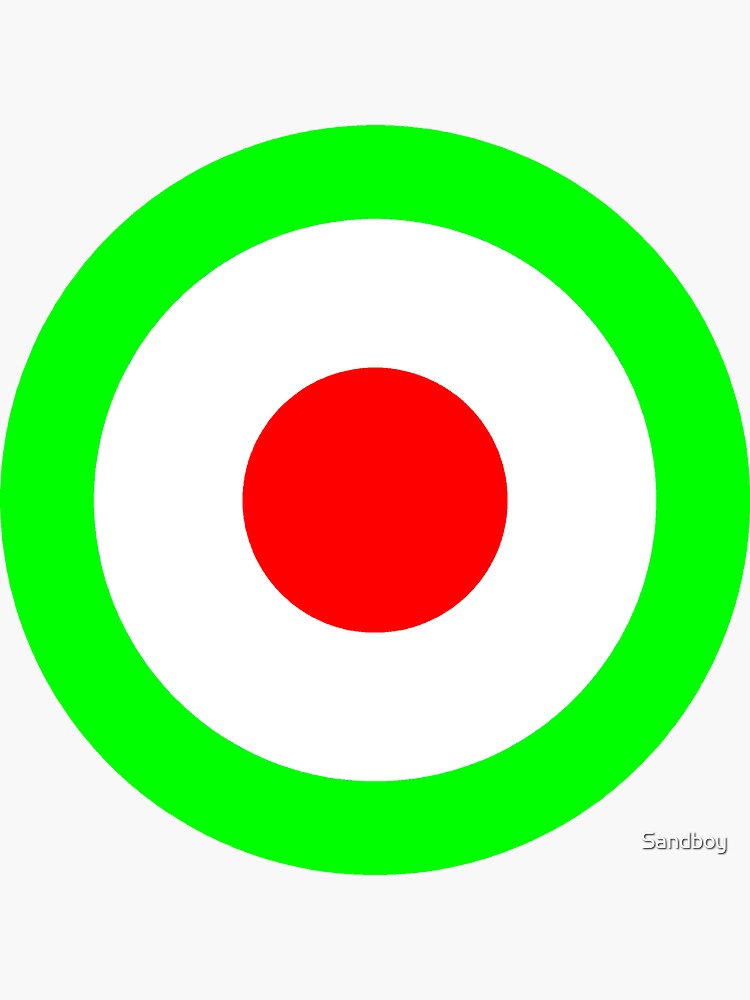 "Italian Mod Target" Sticker for Sale by Sandboy | Redbubble
