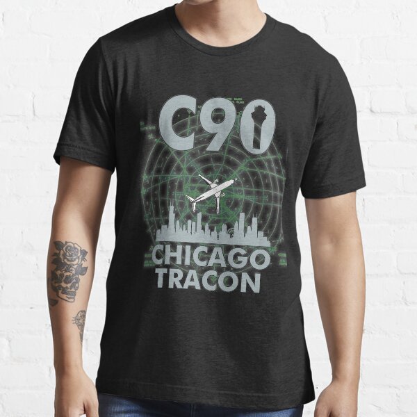 "C90 Chicago TRACON Air Traffic Control Design" Essential T-Shirt for ...