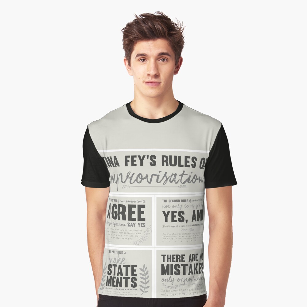 "Tina Fey's rules of improvisation" Poster for Sale by Lidia Creus ...