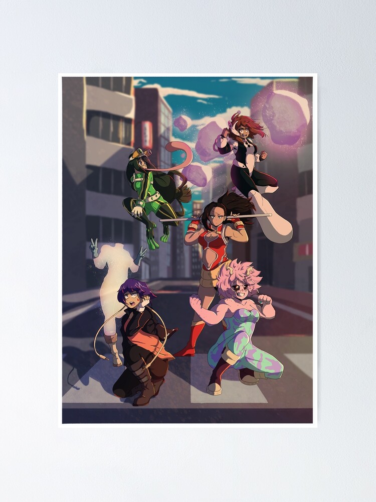 "Boku no Hero Academia: Class 1A Girls Poster" Poster for Sale by ...