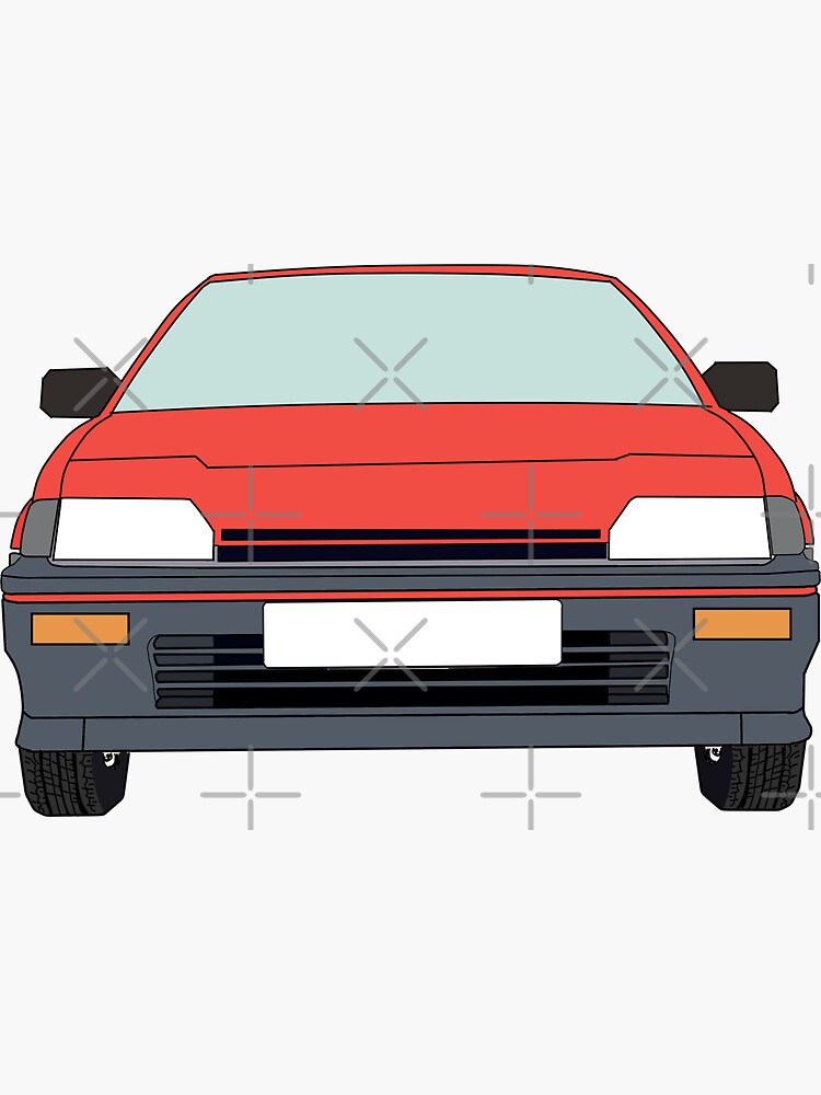 "JDM Honda CRX" Sticker by Katedmz | Redbubble