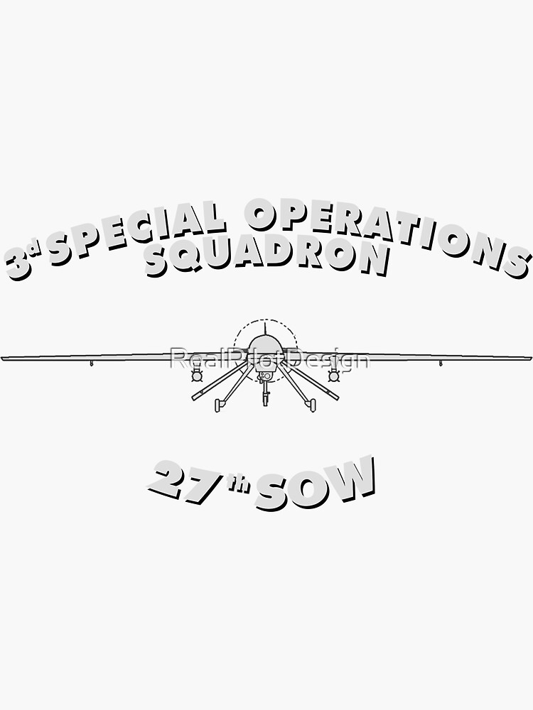 "3d Special Operations Squadron 27th SOW MQ-1 Air Force Squadron USAF ...