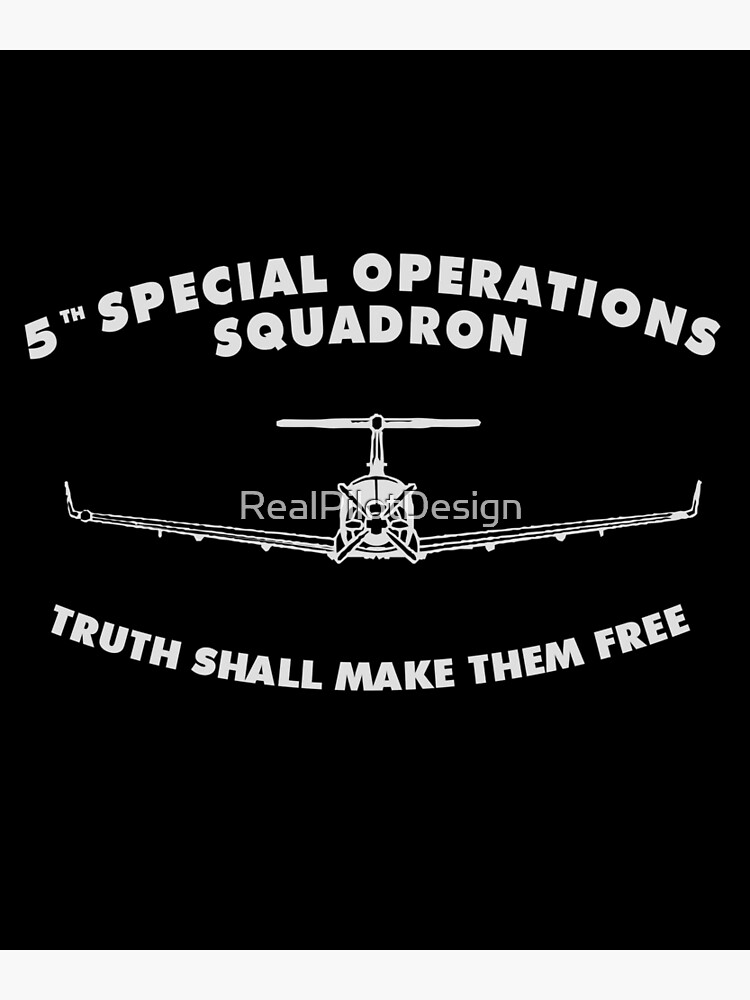 "5th Special Operations Squadron U-28 Air Force Squadron USAF" Art ...