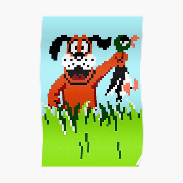 "Duck Hunt." Poster by Art2attack | Redbubble