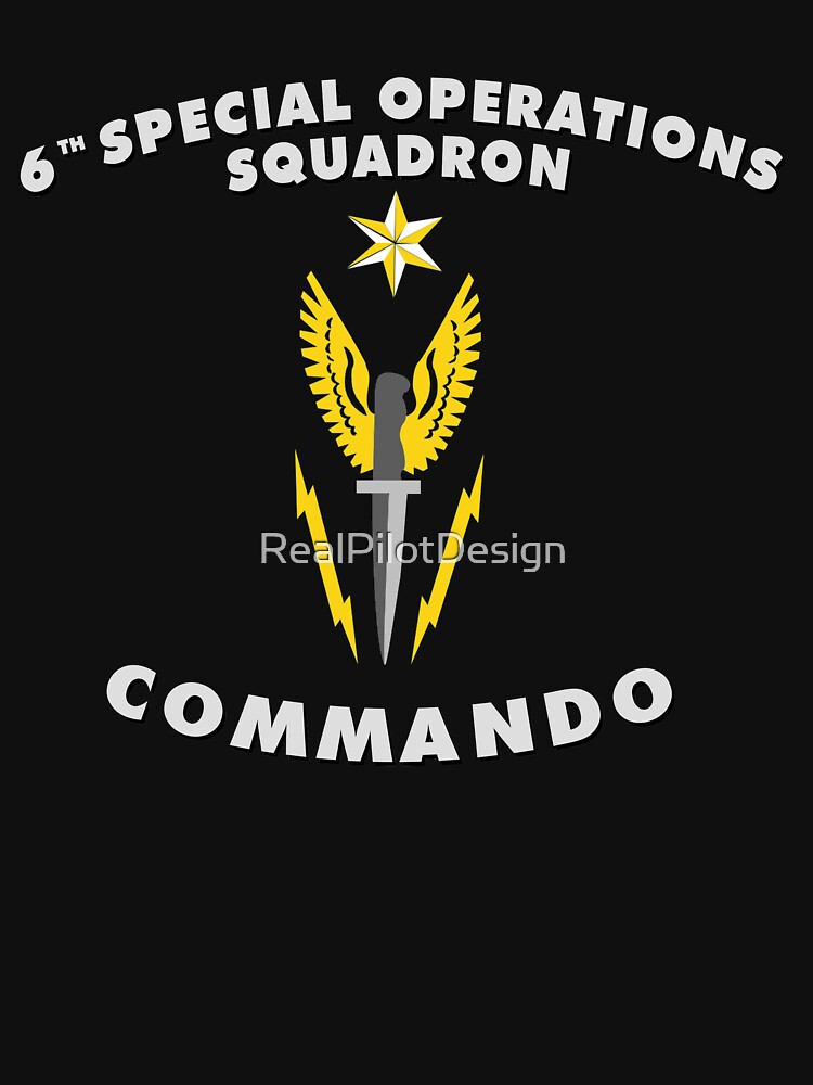 "6th Special Operations Squadron COMMANDO Air Force Squadron USAF" T ...