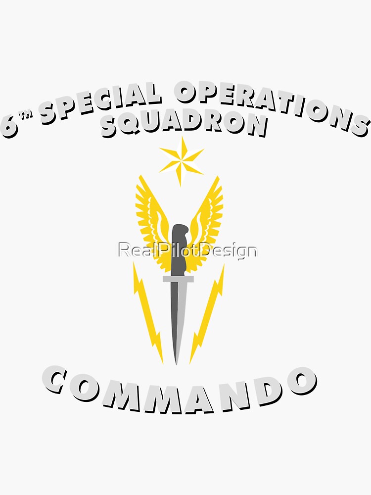"6th Special Operations Squadron COMMANDO Air Force Squadron USAF ...