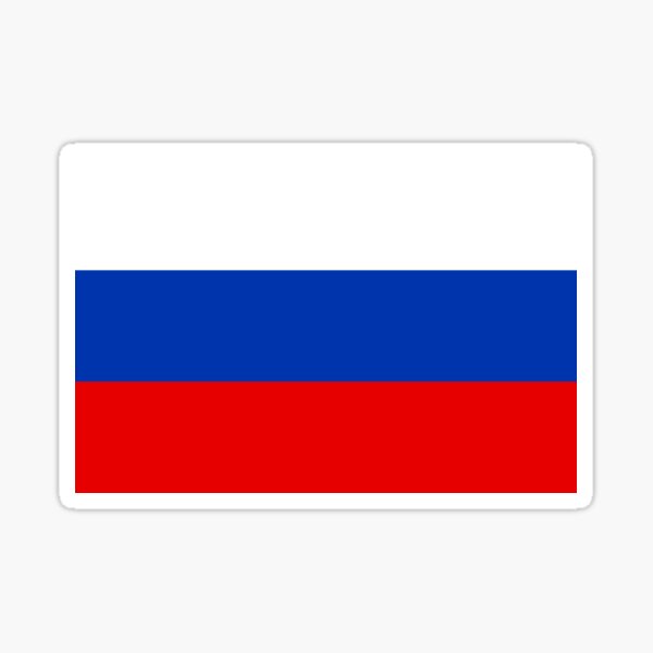 "Russian Flag" Sticker for Sale by HouseofBalloon | Redbubble