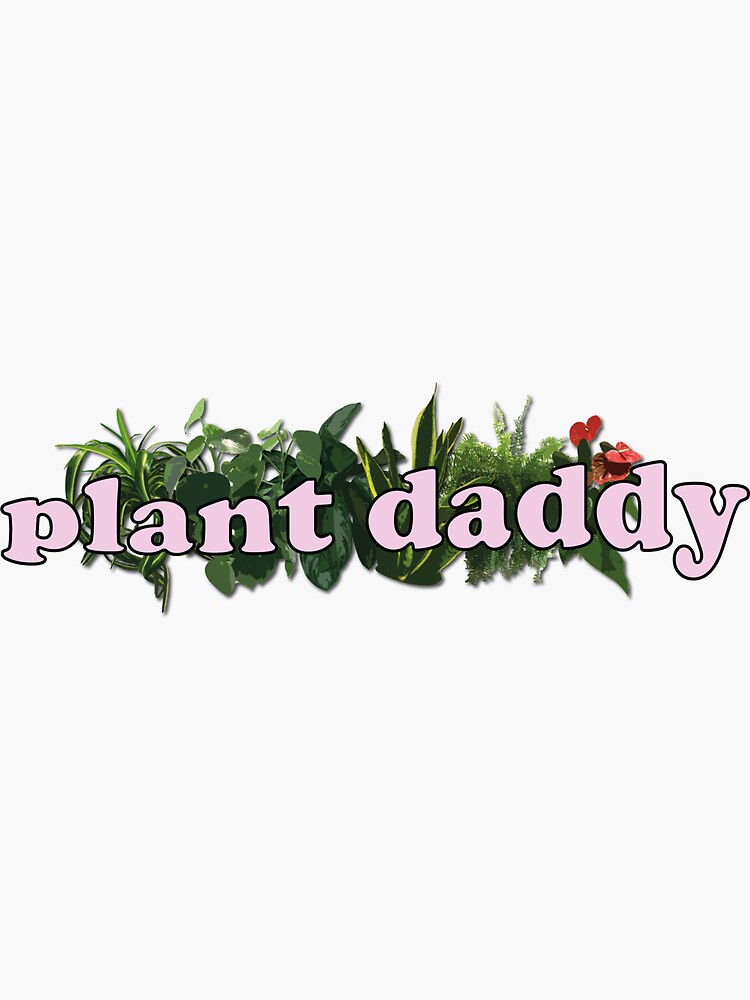 "Plant Daddy Houseplants Plants Collage Sticker" Sticker for Sale by ...