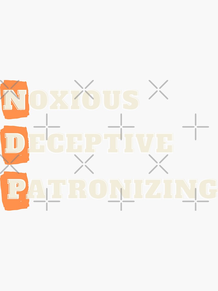 "NDP Definition" Sticker for Sale by KomarDesigns | Redbubble