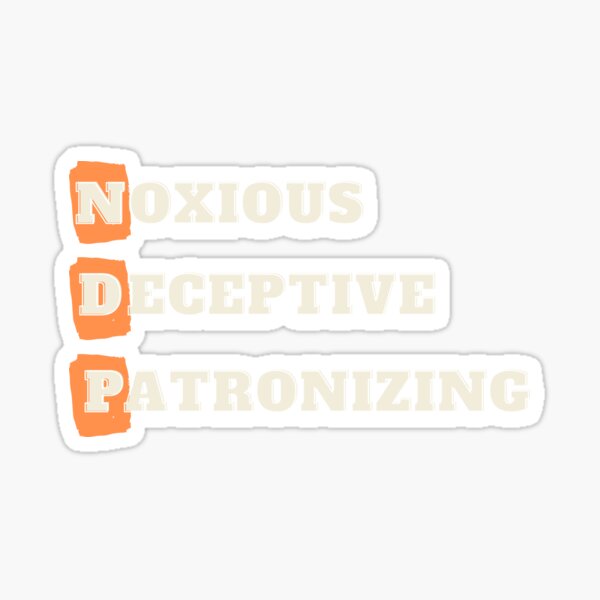 "NDP Definition" Sticker for Sale by KomarDesigns | Redbubble