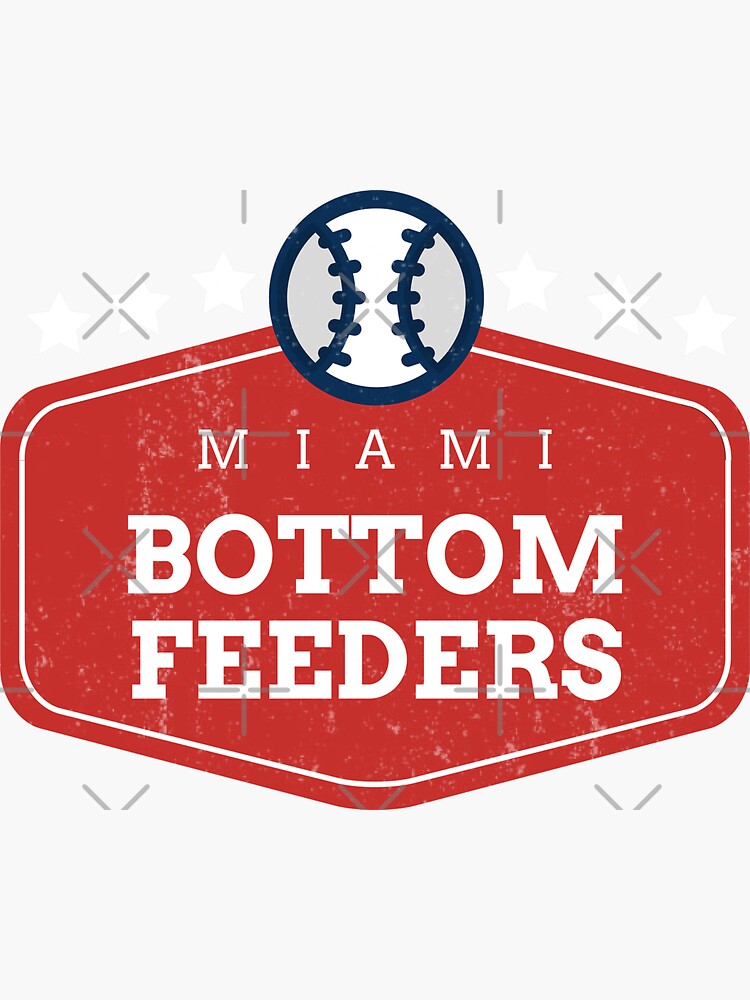 "miami bottom feeders" Sticker for Sale by chaimael | Redbubble