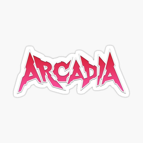"Arcadia Magazine Logo" Sticker for Sale by RubenCRM | Redbubble