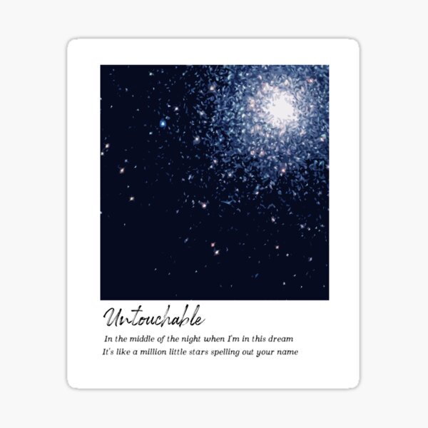 "Untouchable - Taylor Swift" Sticker for Sale by nd-creates | Redbubble