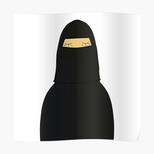 "Niqabi Women" Poster by NameeraDesigns | Redbubble