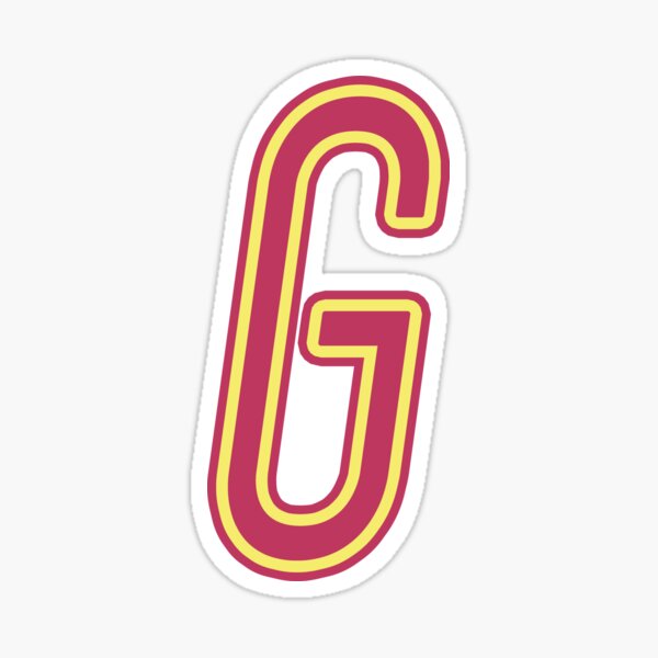 "Letter G" Sticker by CatieeBee | Redbubble