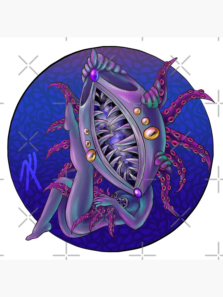 "Mindflayer Chibi" Poster by Varvarg | Redbubble