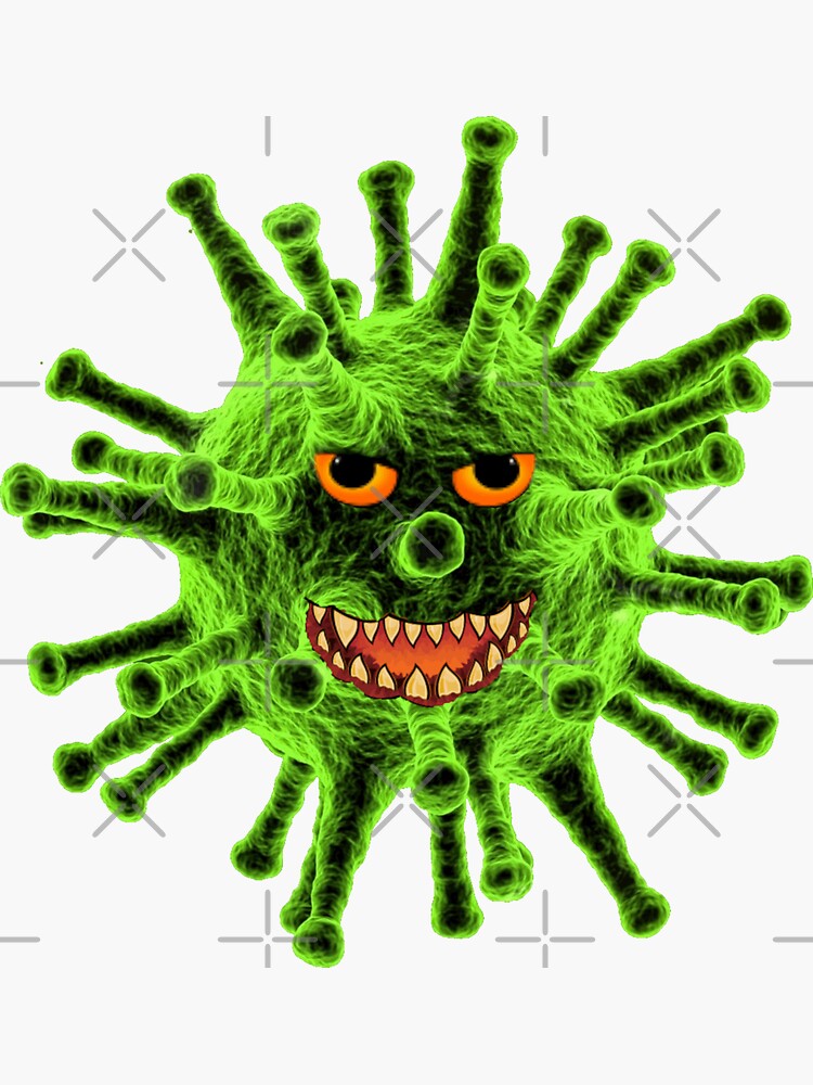 "malignant bacterium" Sticker for Sale by Diamaber | Redbubble