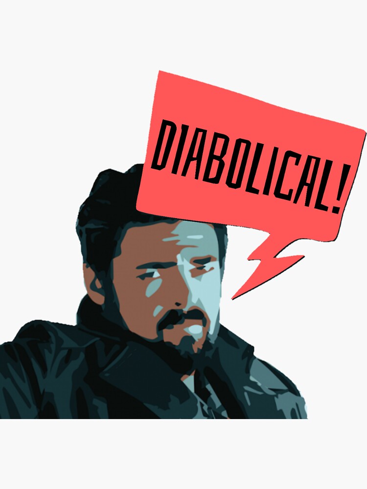 "Billy Butcher-'DIABOLICAL '" Sticker von MattWyne | Redbubble