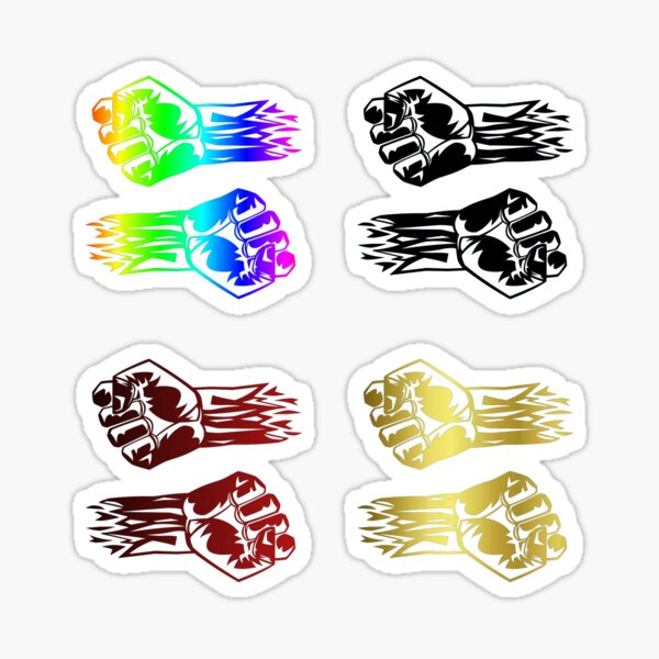 "BLM Symbol BLM Fist Protests " Sticker for Sale by GloriousMess ...