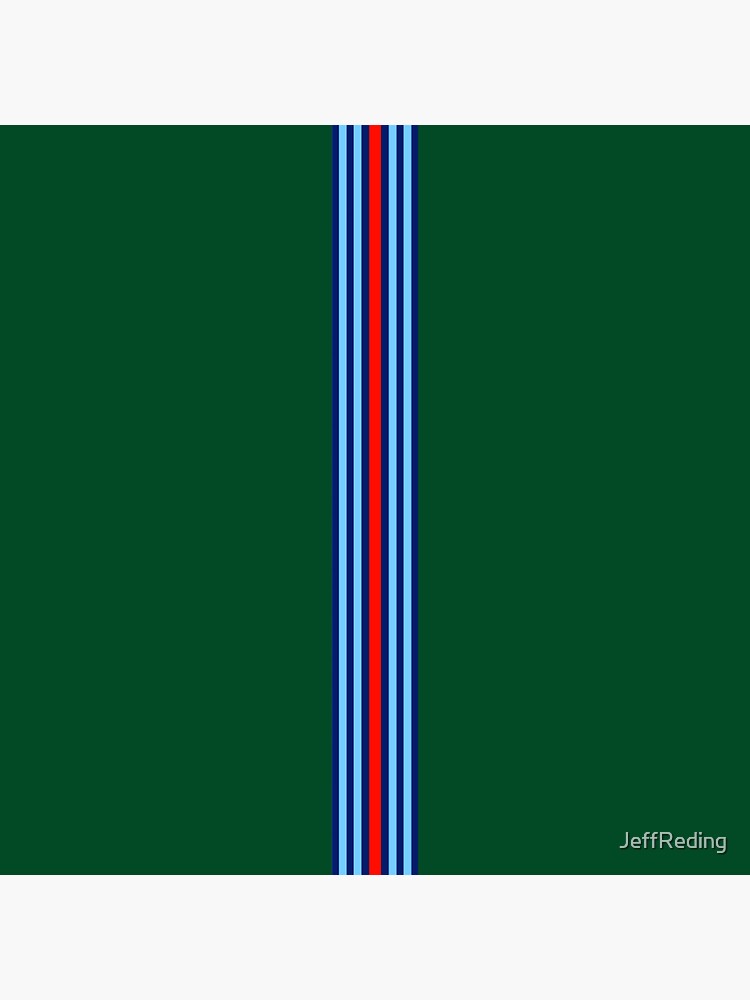 "Racing Stripes British Racing Green Background" Sticker for Sale by ...