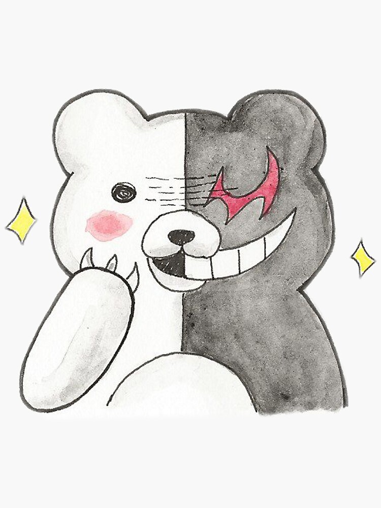 "Danganronpa monokuma" Sticker for Sale by Nyanko-san | Redbubble