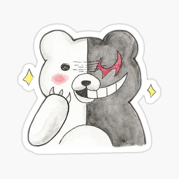 "Danganronpa monokuma" Sticker for Sale by Nyanko-san | Redbubble