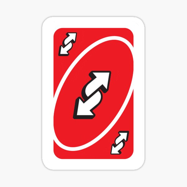 "Reverse Card Meme" Sticker for Sale by Veens | Redbubble