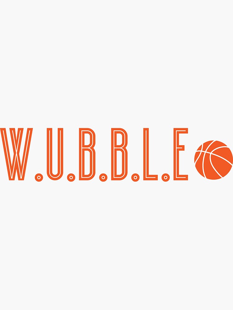 "WUBBLE WNBA" Sticker by DaniellexActon | Redbubble