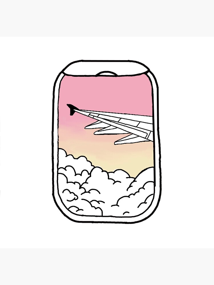 "Airplane window (Travel pack)" Sticker for Sale by jadenapper | Redbubble