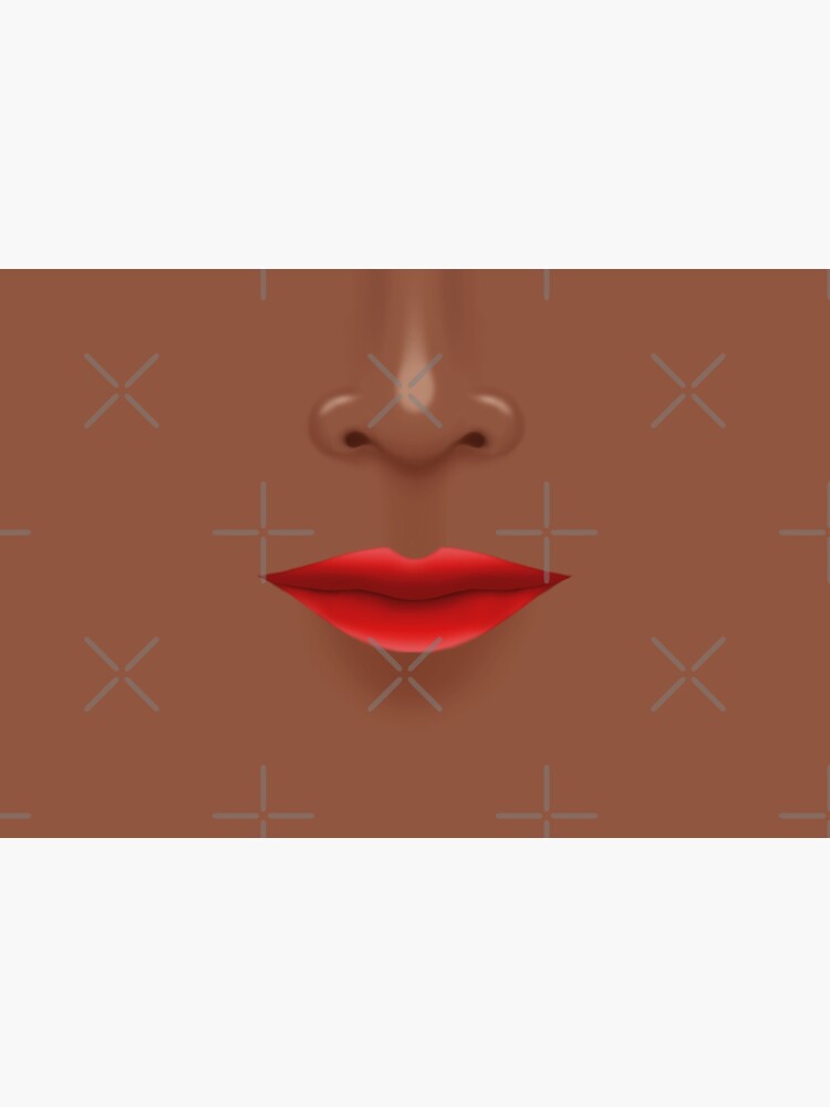 "Woman with ruby lips" Sticker for Sale by StevenW-J | Redbubble