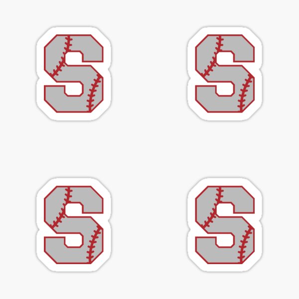 "Letter S Monogram | Baseball" Sticker for Sale by SerendipityNow ...